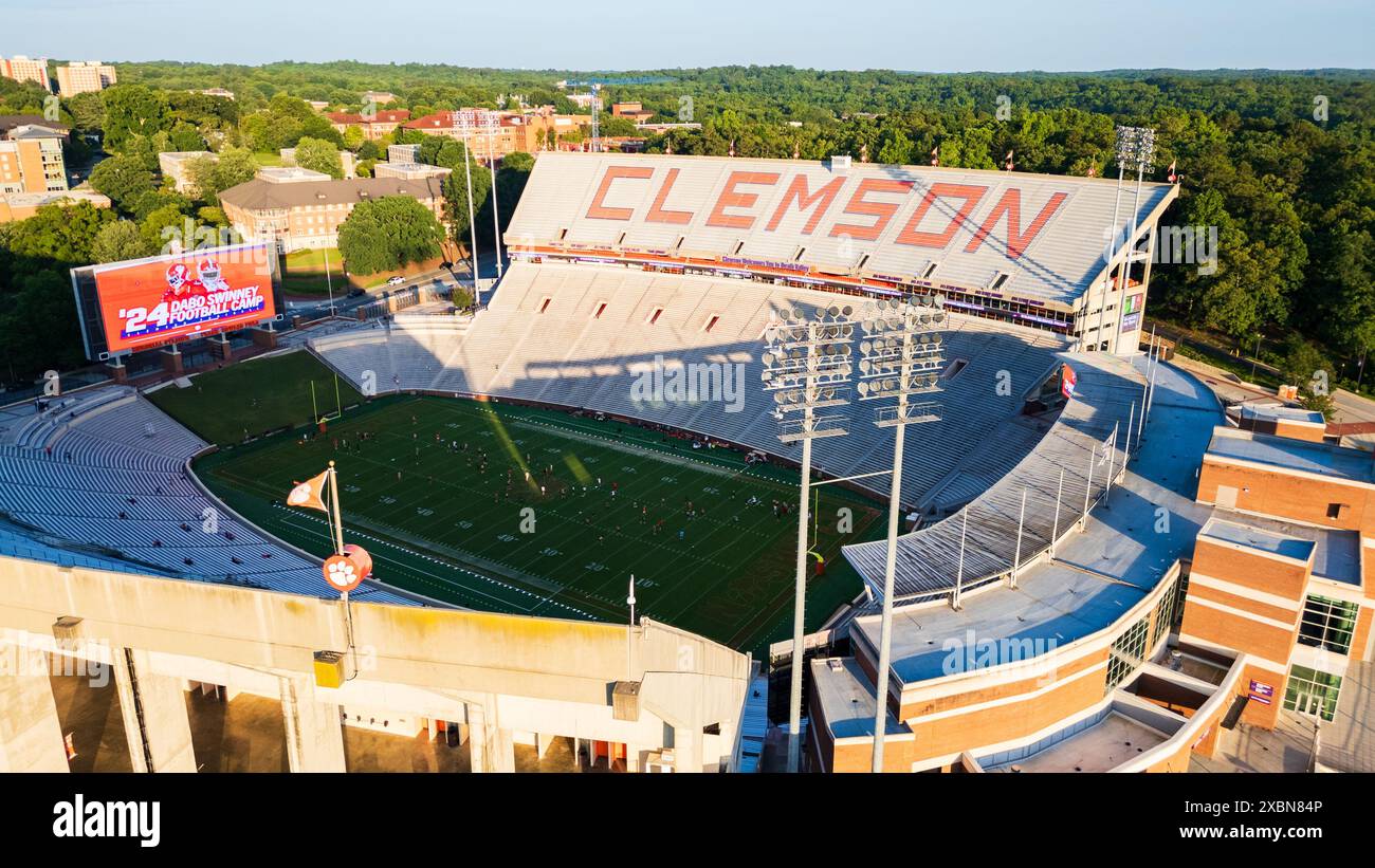 Clemson, SC - June 8, 2024: Memorial Stadium on the Clemson University ...