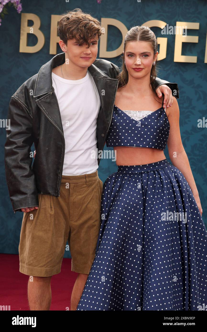 London, UK. 12th June, 2024. Will Tilston and Florence Hunt attend the ...