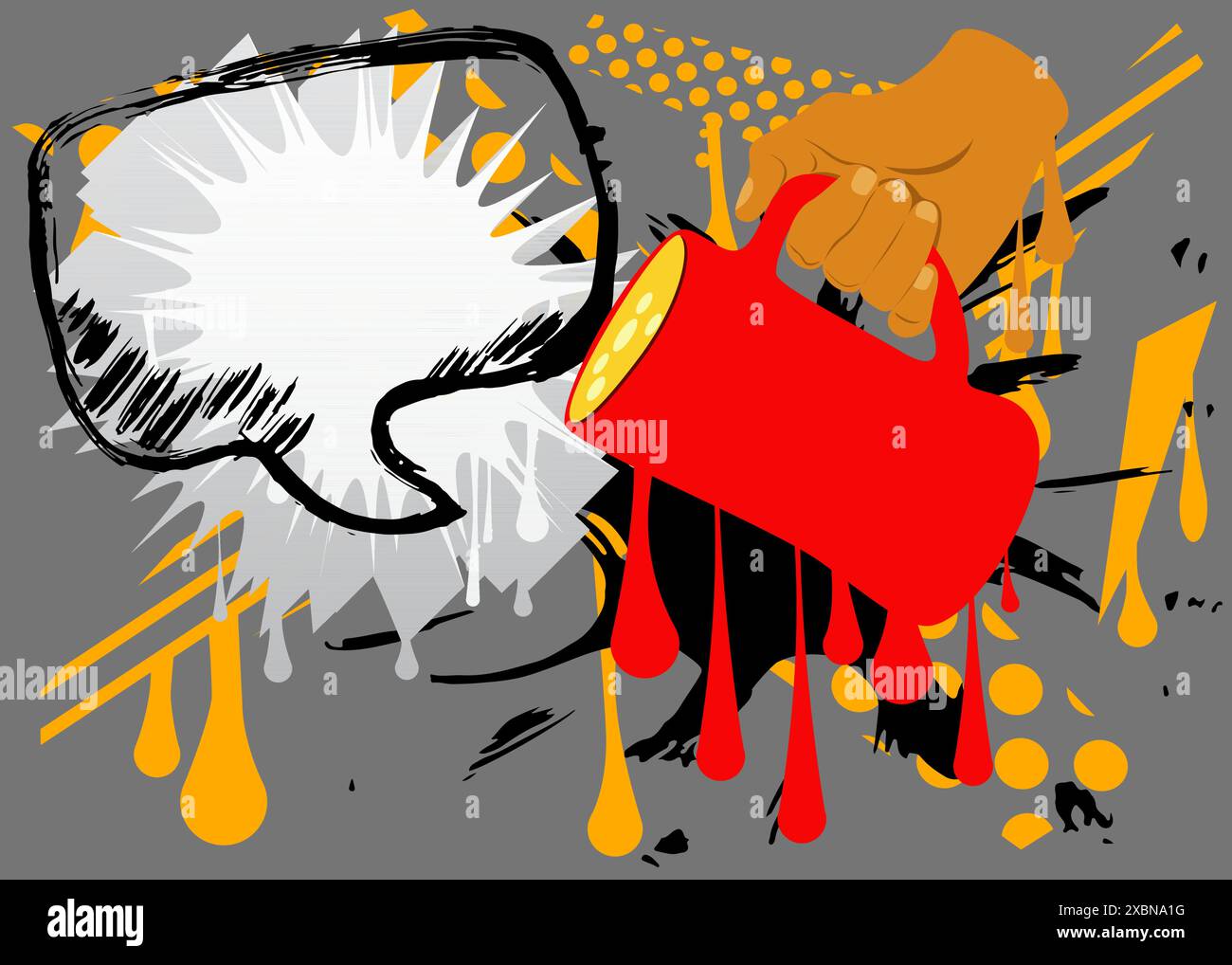 Beer painting Stock Vector Images - Alamy