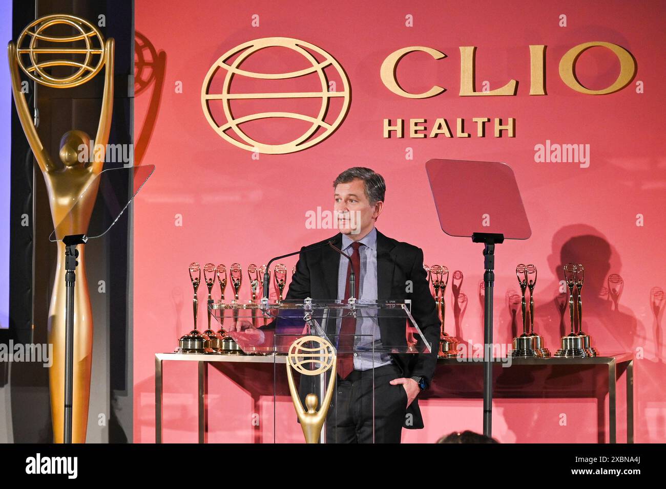 IMAGE DISTRIBUTED FOR 2024 CLIO AWARDS - Dan Harris hosts the 2024 Clio ...