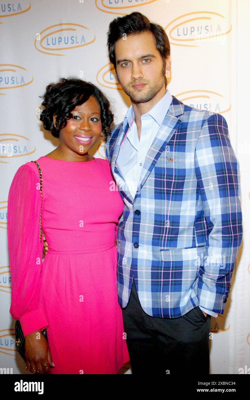 LOS ANGELES, CA - MAY 24, 2012. Michael Steger and Brandee Tucker at ...