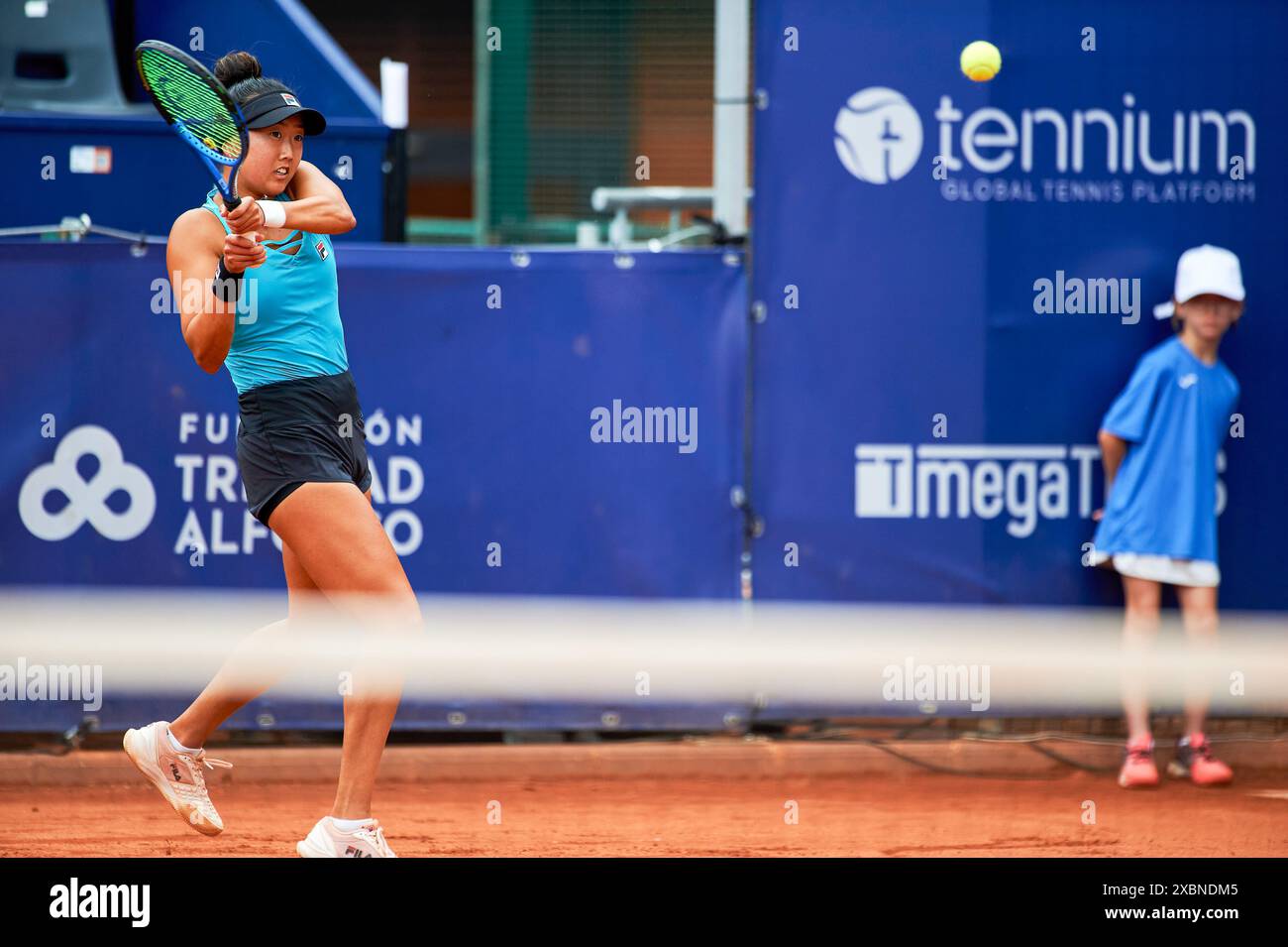 Valencia, Spain. 12th June, 2024. Ann Li from USA in action against ...