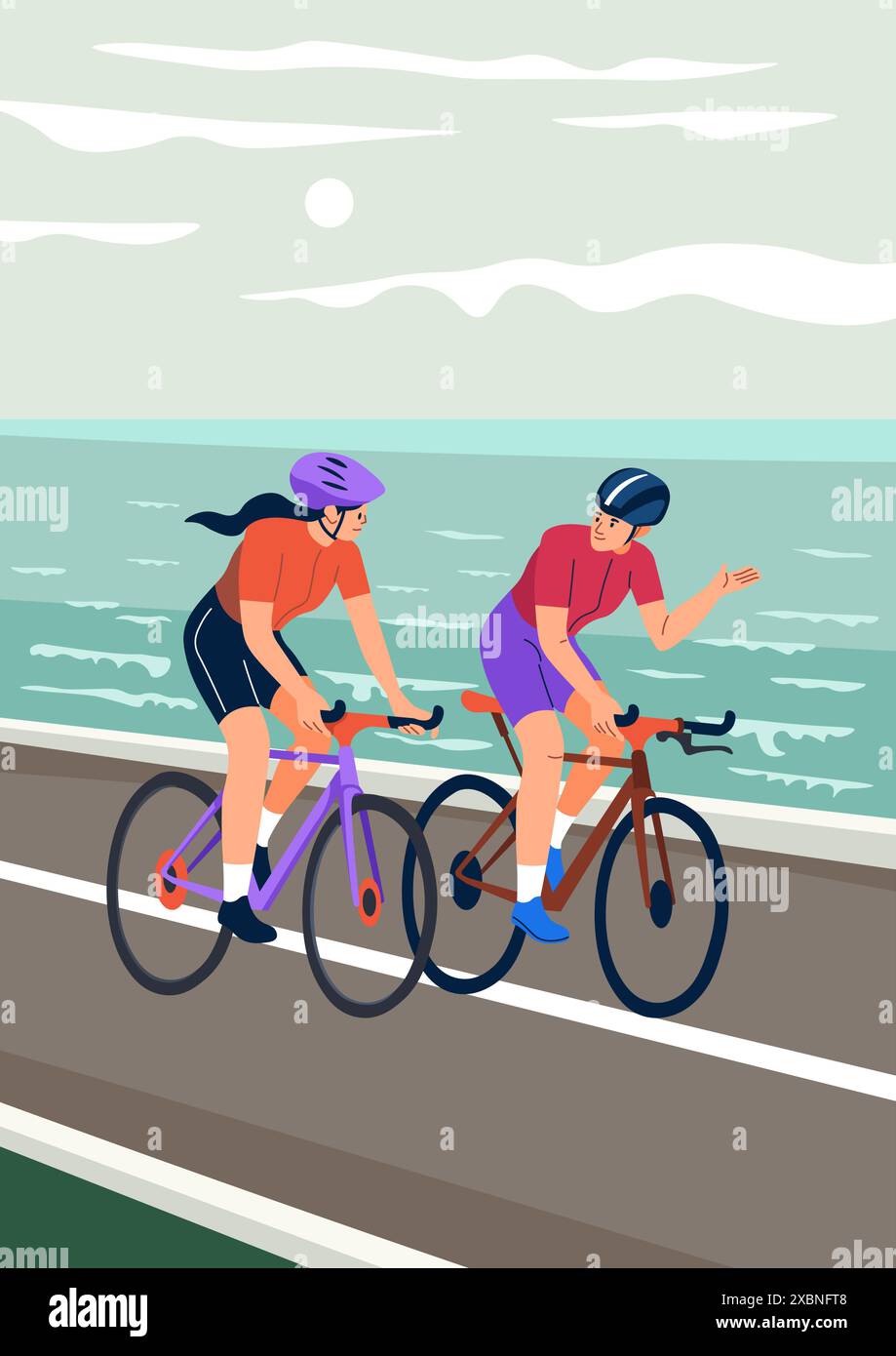 Coastal exercise Stock Vector Images - Alamy
