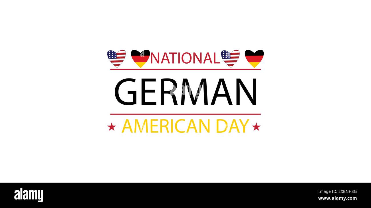 Celebrate National German American Day with Flag-inspired Typography ...