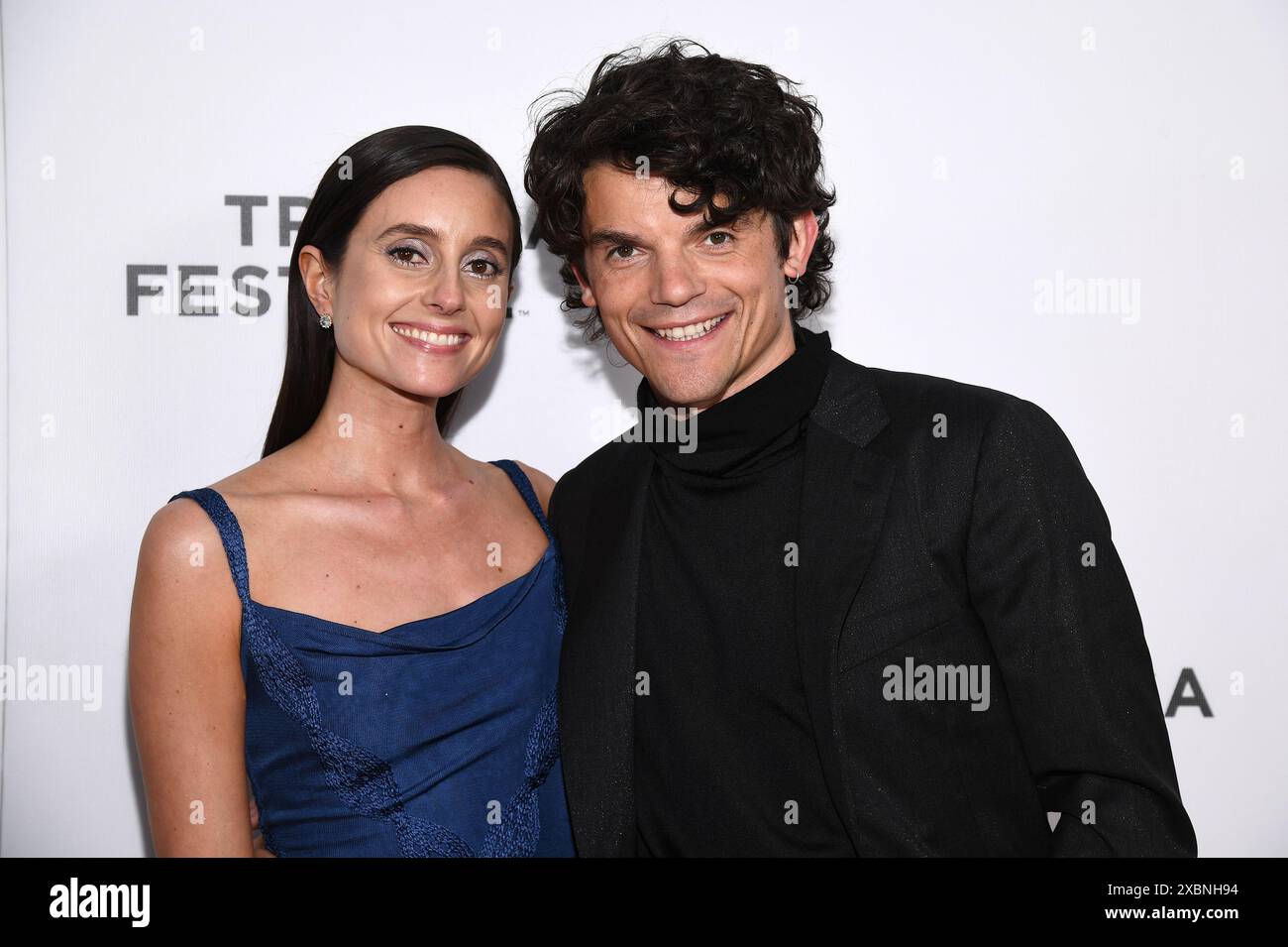 (L-R) Emily Bader and Edward Bluemel attend the 'My Lady Jane' premiere ...