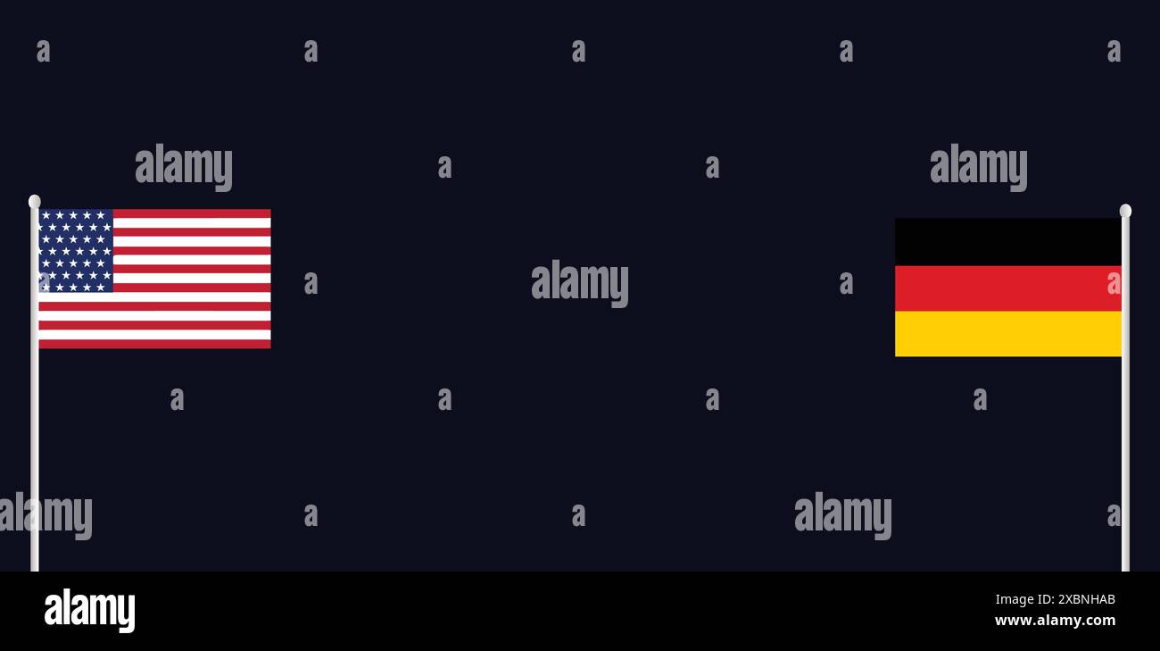 American flag day poster Stock Vector Images - Alamy