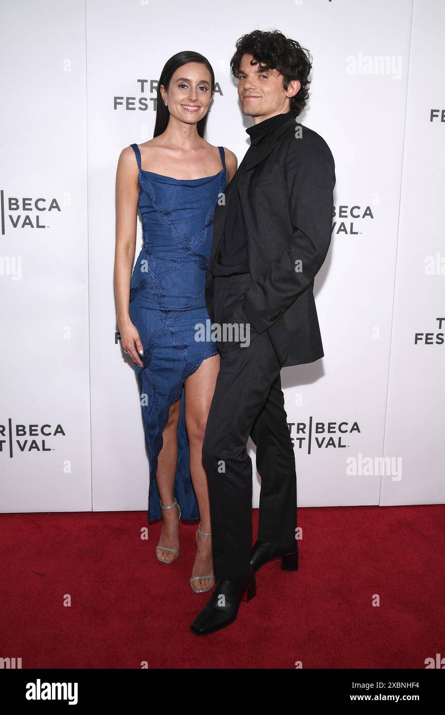 (L-R) Emily Bader and Edward Bluemel attend the 'My Lady Jane' premiere ...