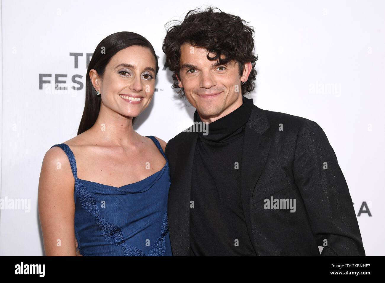 (L-R) Emily Bader and Edward Bluemel attend the 'My Lady Jane' premiere ...