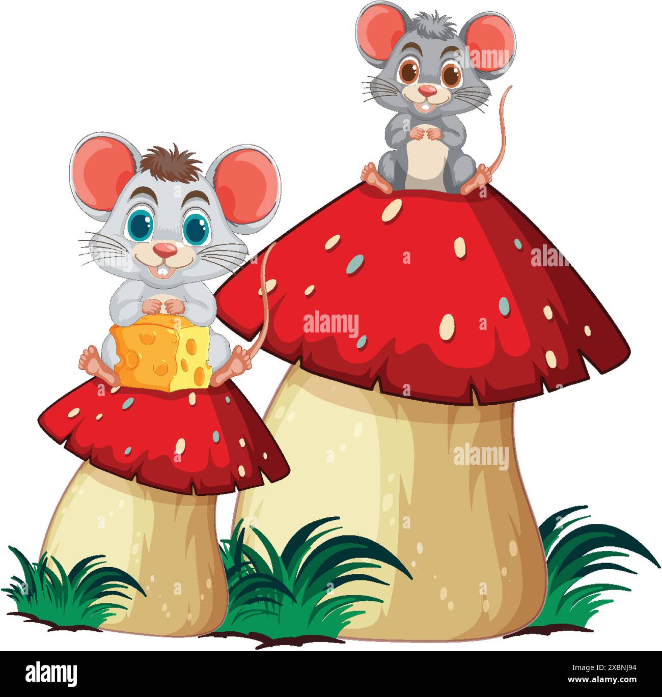 Two mice animal Stock Vector Images - Alamy