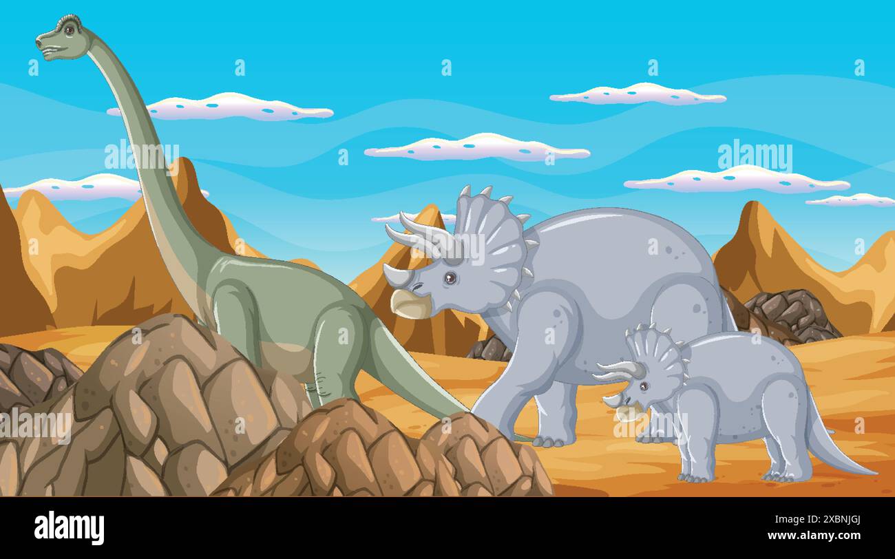 Roaming dinosaurs hi-res stock photography and images - Alamy