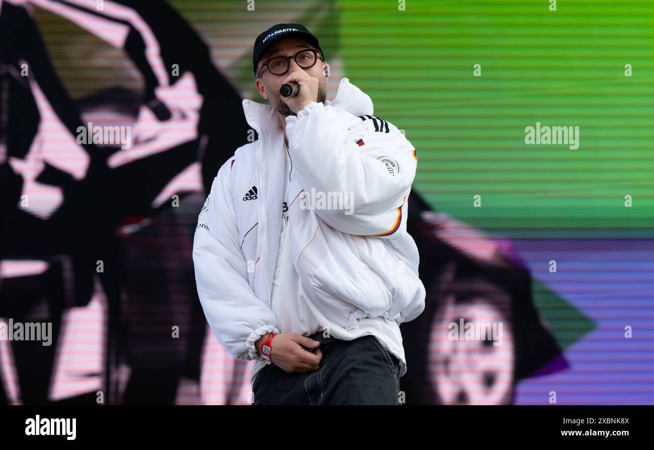 Munich, Germany. 12th June, 2024. Mark Forster, singer, on stage at the ...