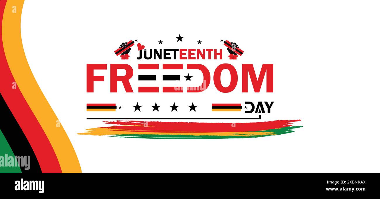 Juneteenth banner Stock Vector Images - Alamy
