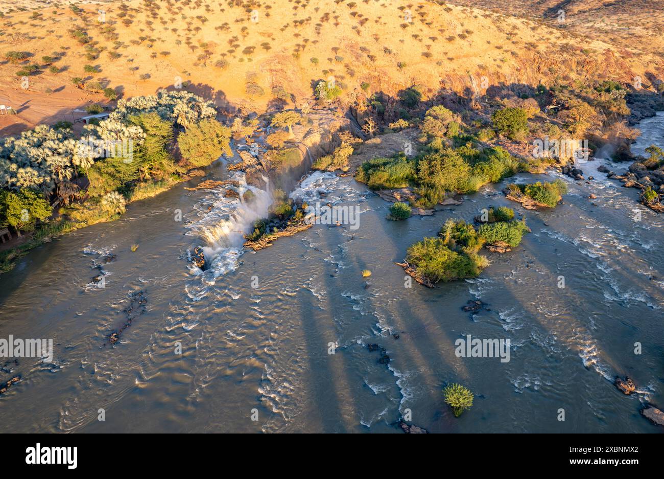 Epupa Falls (also known as Monte Negro Falls in Angola) is a series of ...