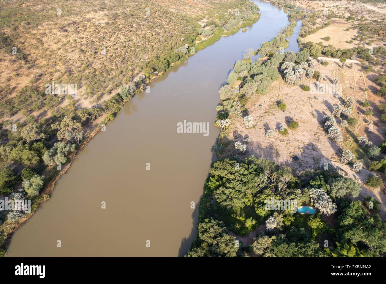 Kunene is a river in Southern Africa. It flows from the Angola ...