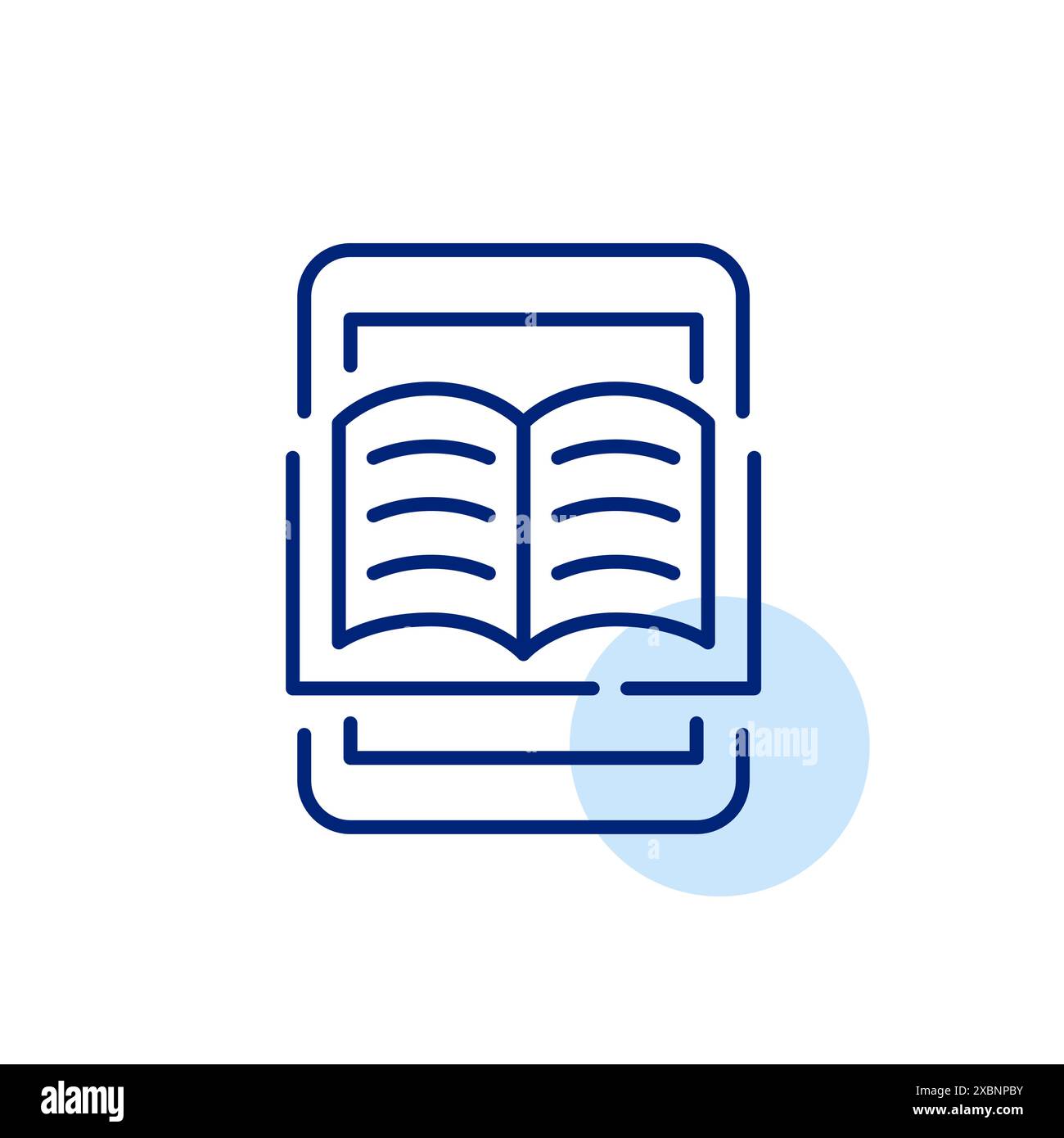 Device digital reading icon Stock Vector Images - Alamy