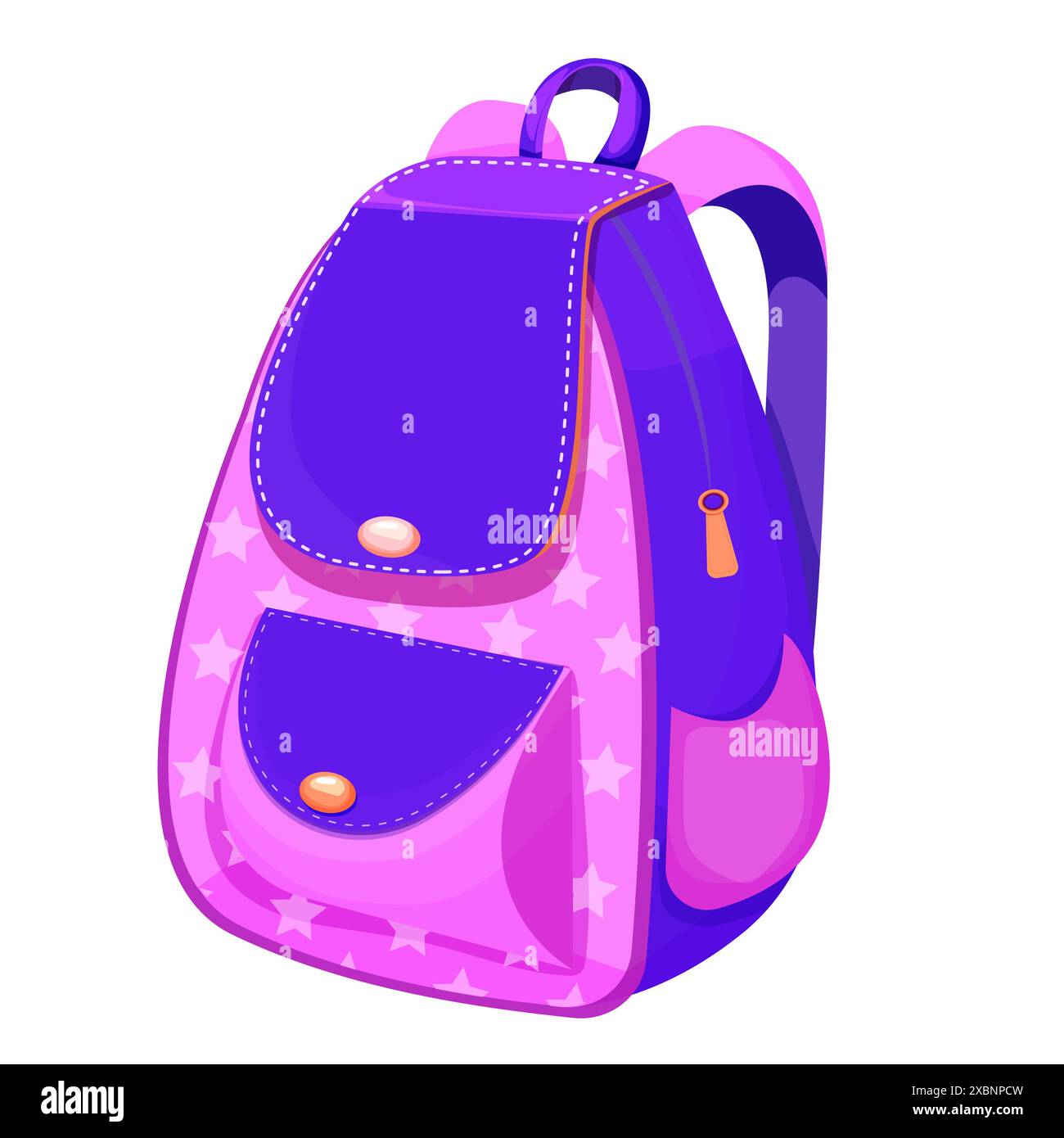 School backpack knapsack study bag, equipment, kids bag with pockets ...