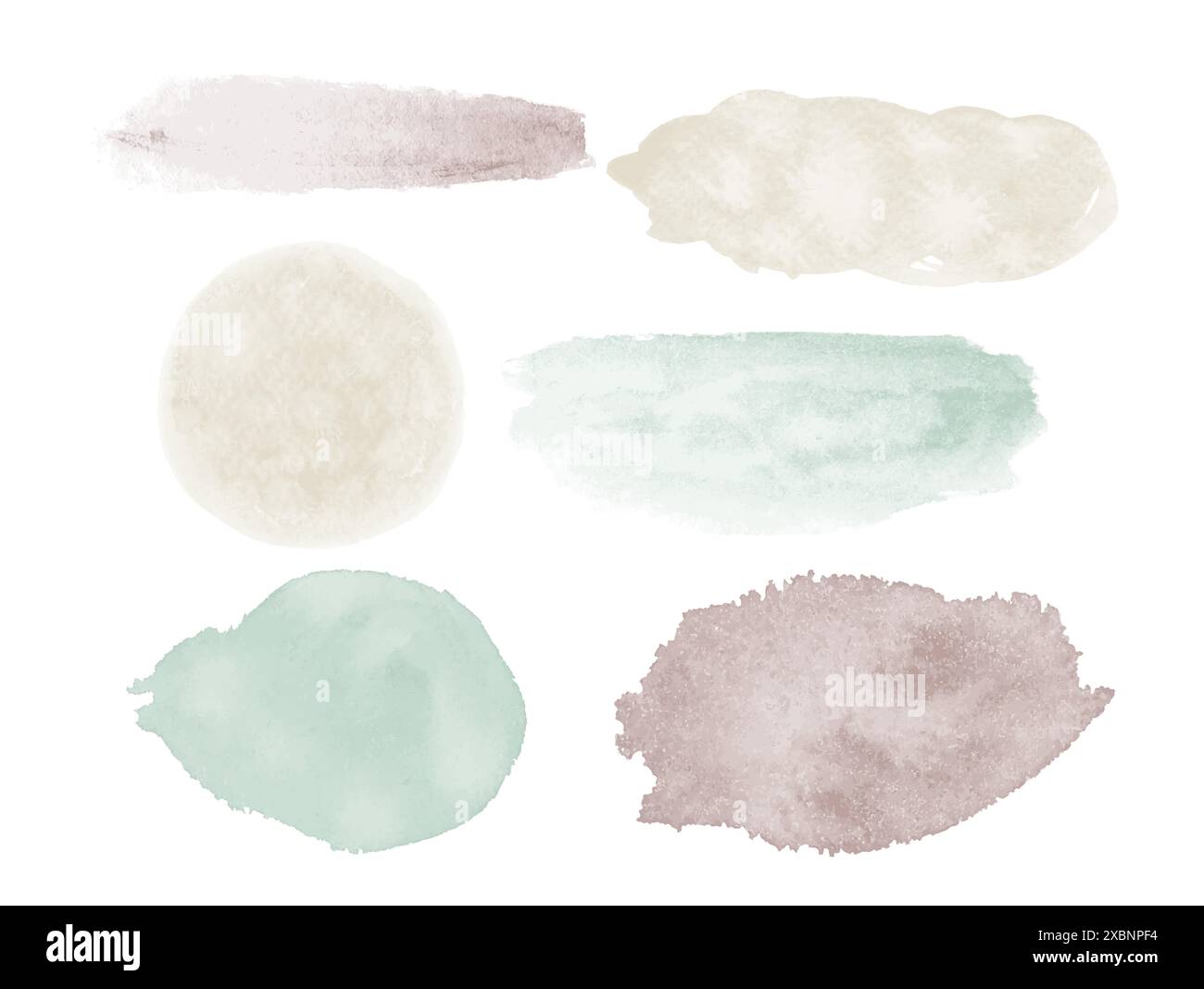 Pastel Watercolor blots backgrounds bundle Stock Vector Image & Art - Alamy