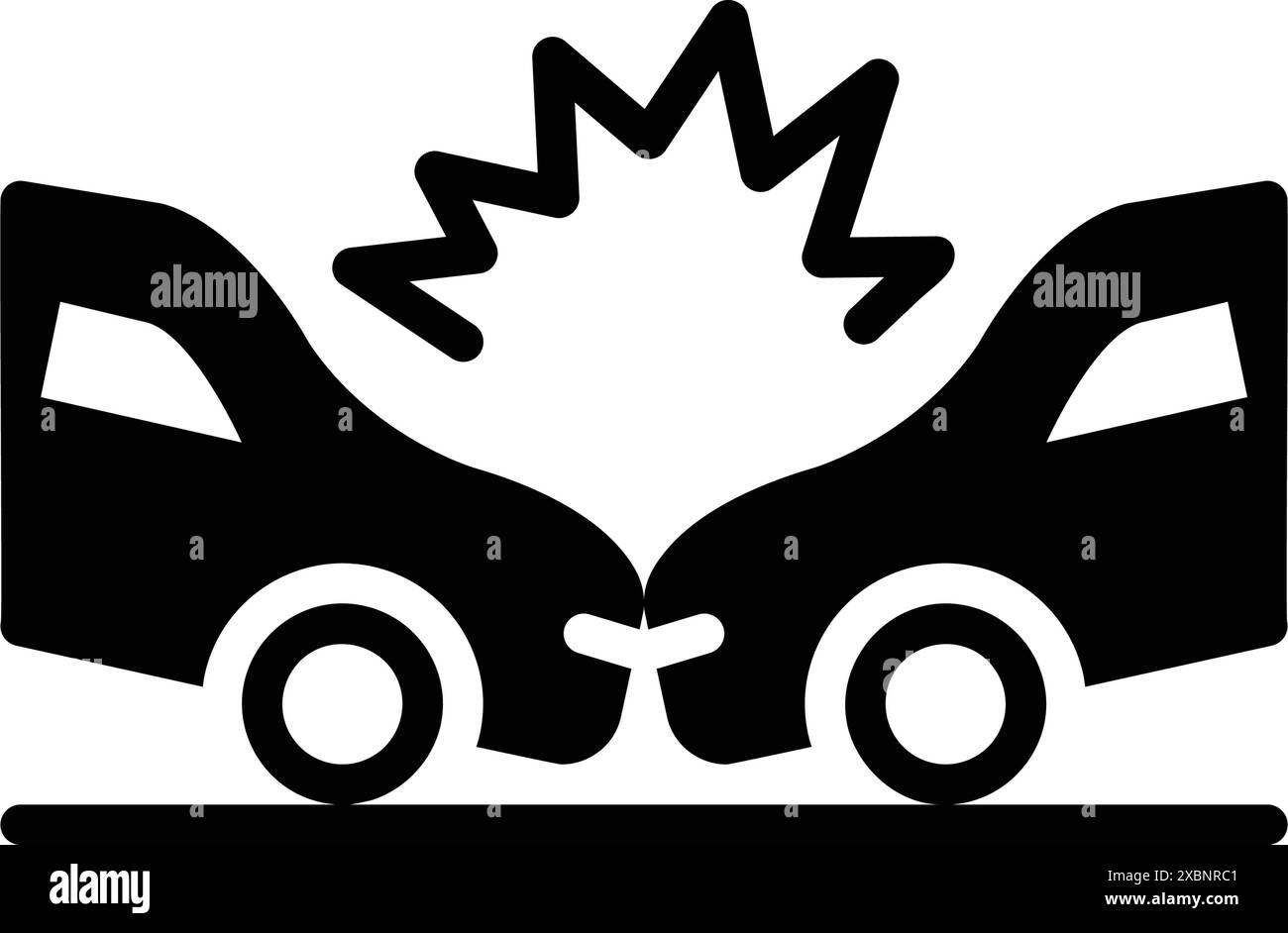 Vechicle accident Stock Vector Images - Alamy