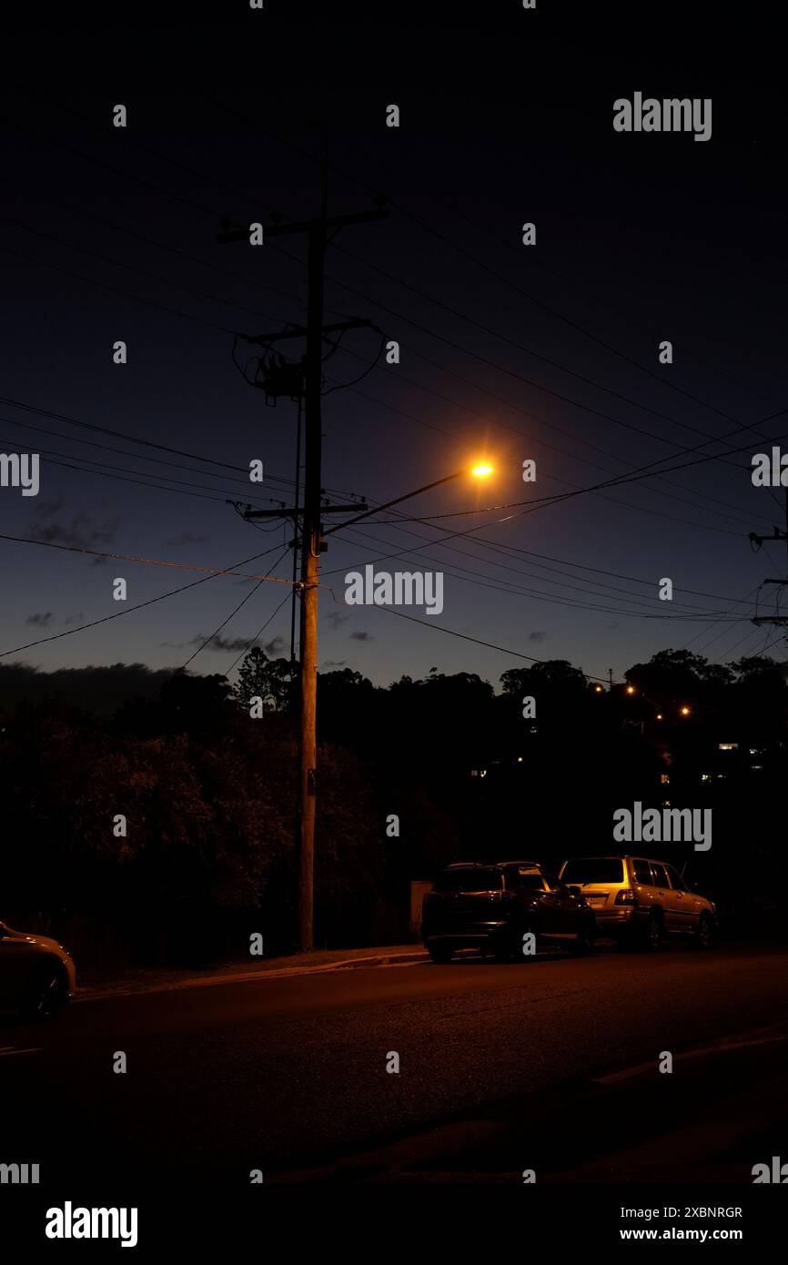 Power utility street light pole hi-res stock photography and images - Alamy