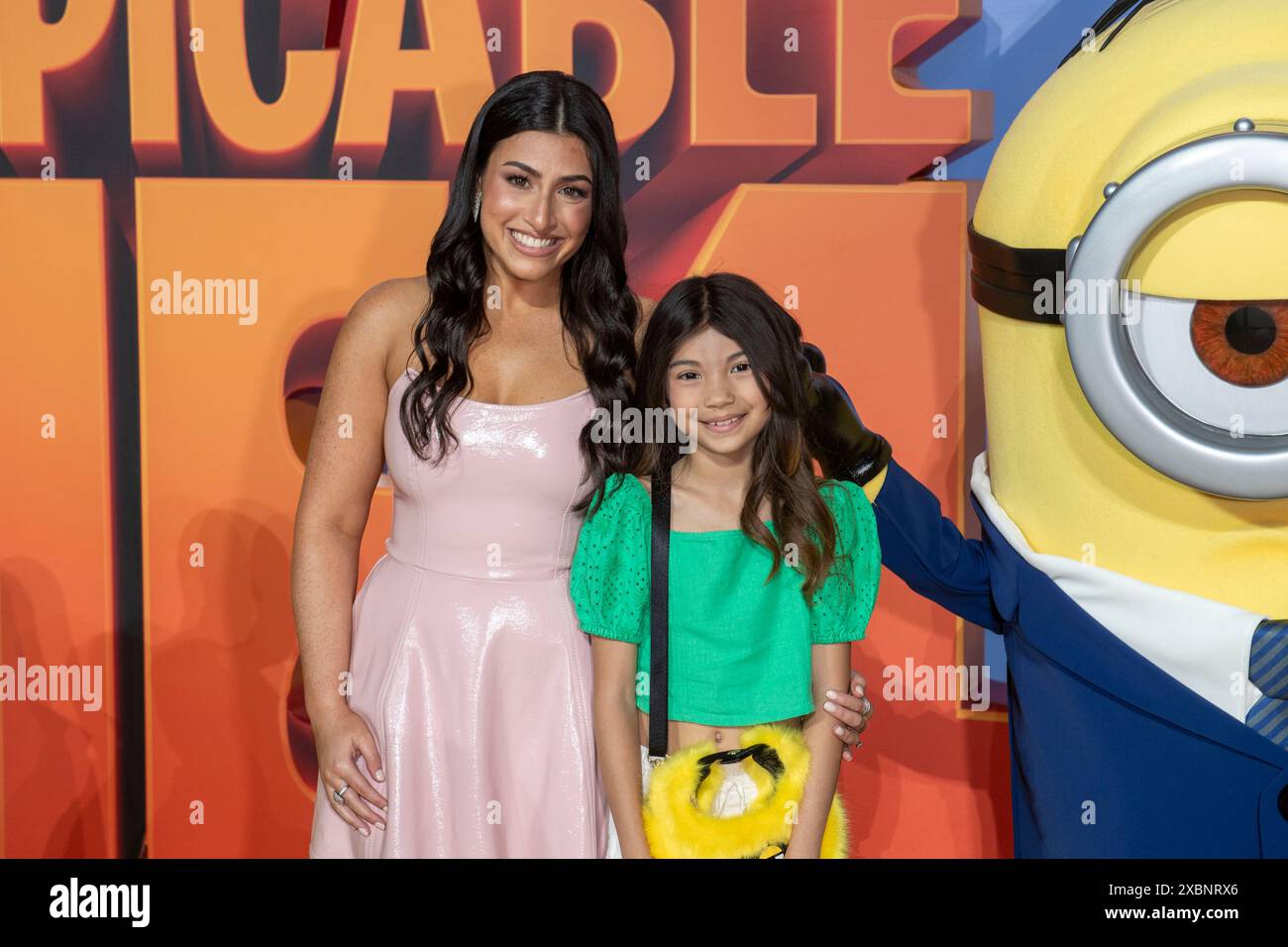 NEW YORK, NEW YORK - JUNE 09: (L-R) Dana Gaier and Madison Polan attend ...