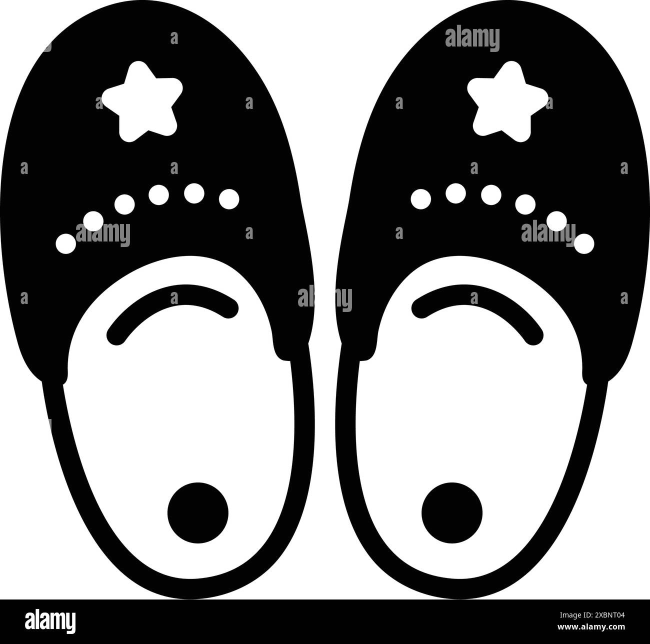 Baby slippers Black and White Stock Photos & Images - Alamy