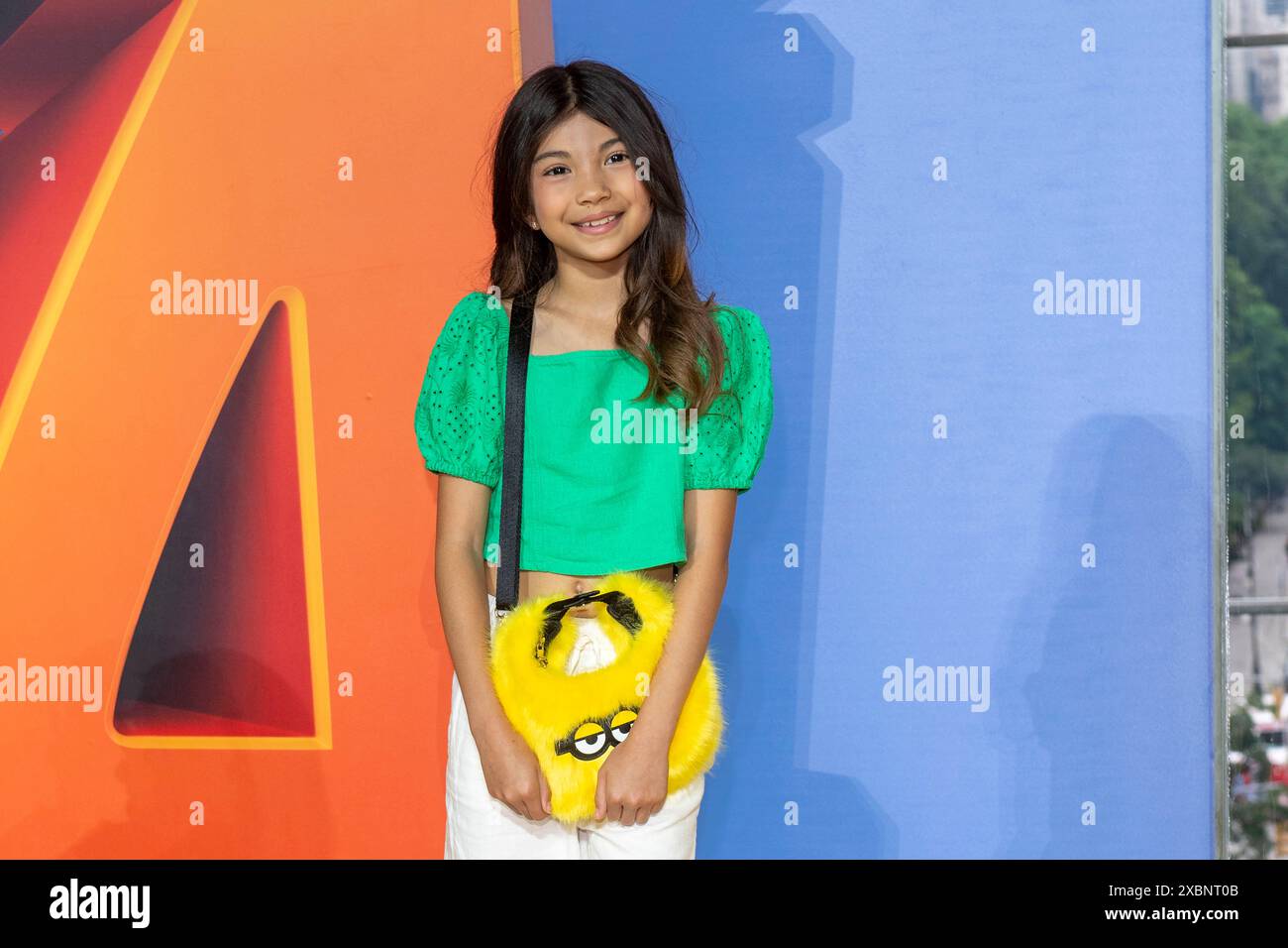 NEW YORK, NEW YORK - JUNE 09: Madison Polan attends the "Despicable Me ...