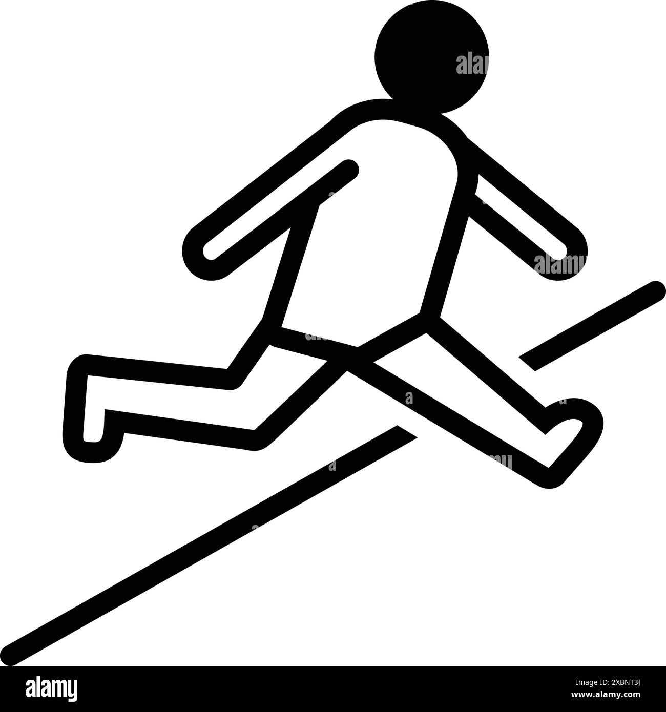 Playful leap Stock Vector Images - Alamy