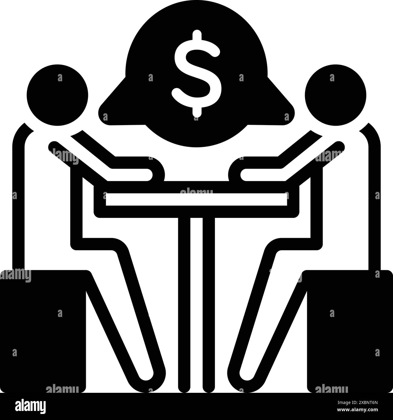 Negotiation sign Black and White Stock Photos & Images - Alamy