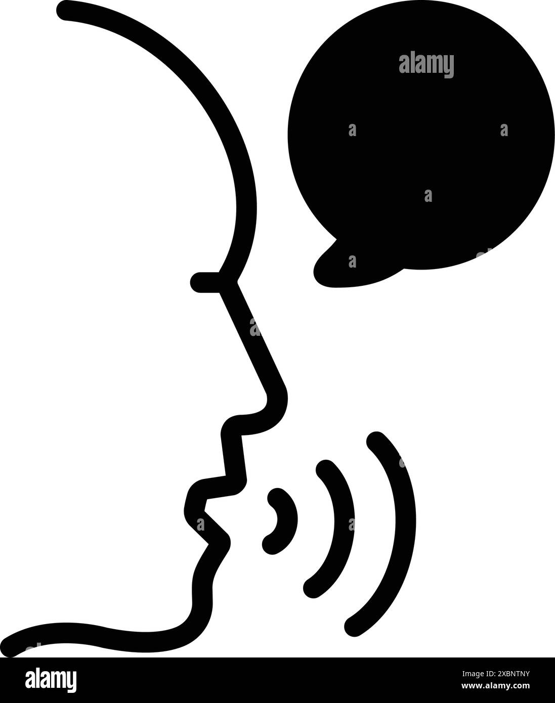 Icon for say,tell Stock Vector Image & Art - Alamy