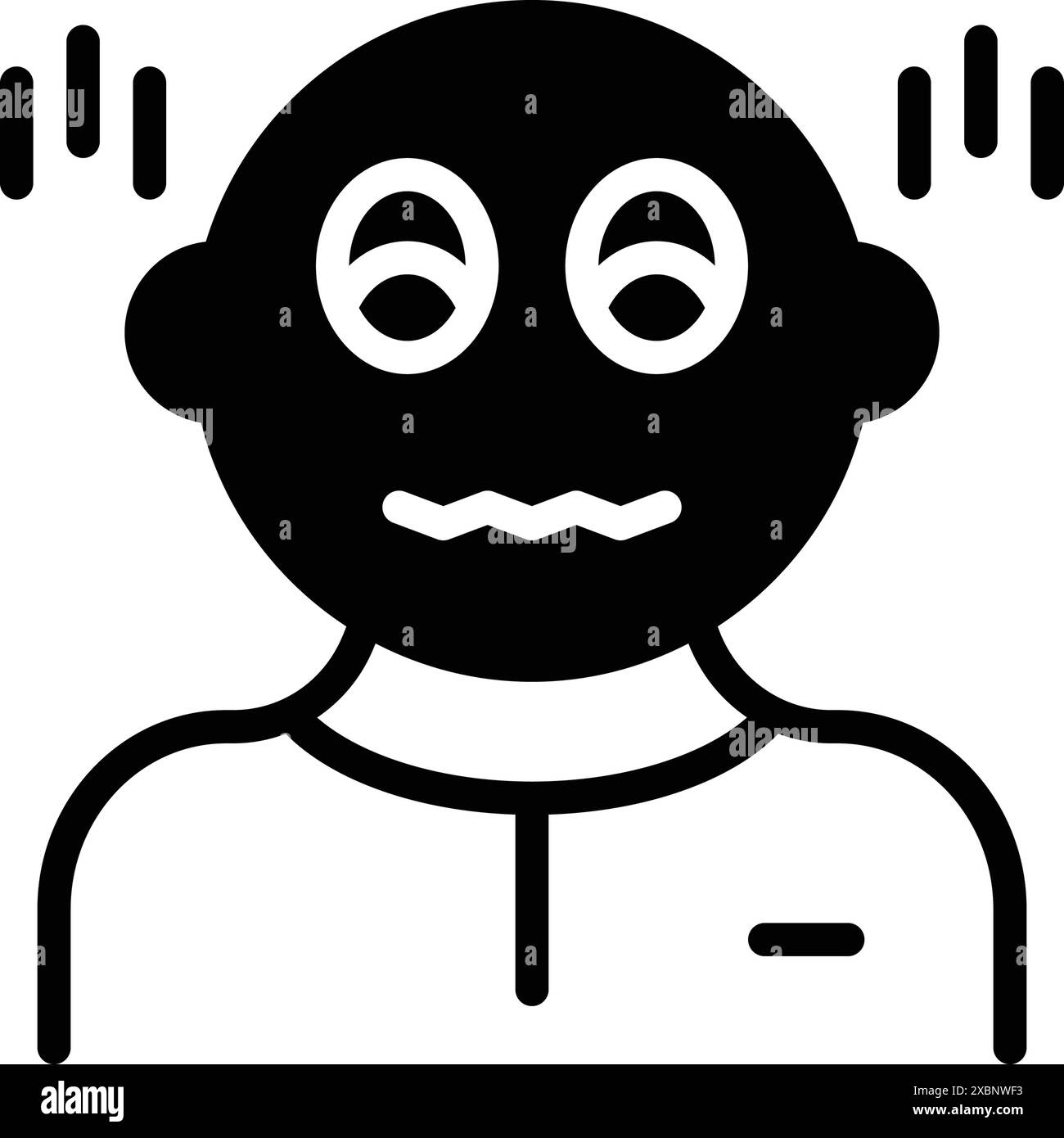 Icon for scared,afraid Stock Vector Image & Art - Alamy