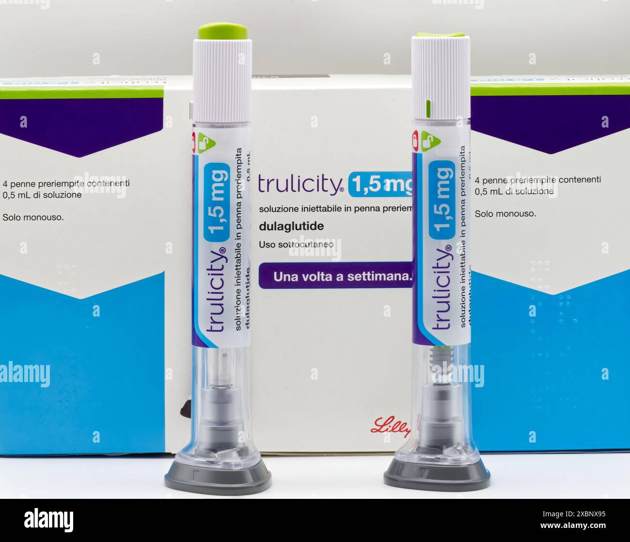 Bologna - Italy - June 6, 2024: Trulicity, once-weekly injectable ...