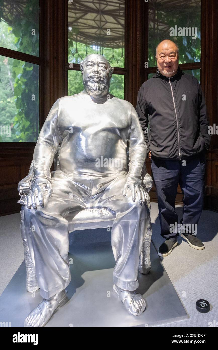 Artist Ai Weiwei during a press tour on the occasion of the exhibition ...