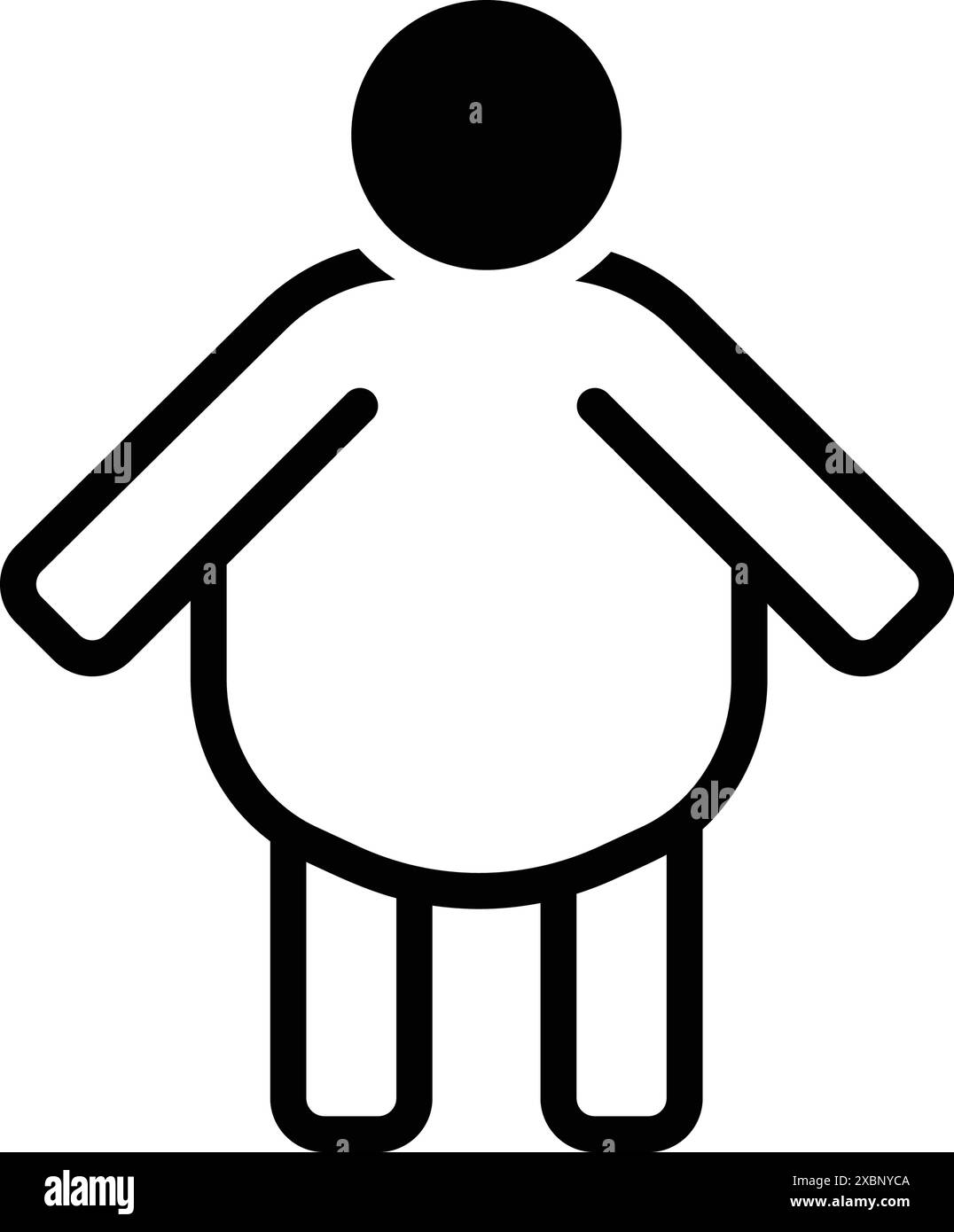 Hefty body Stock Vector Images - Alamy