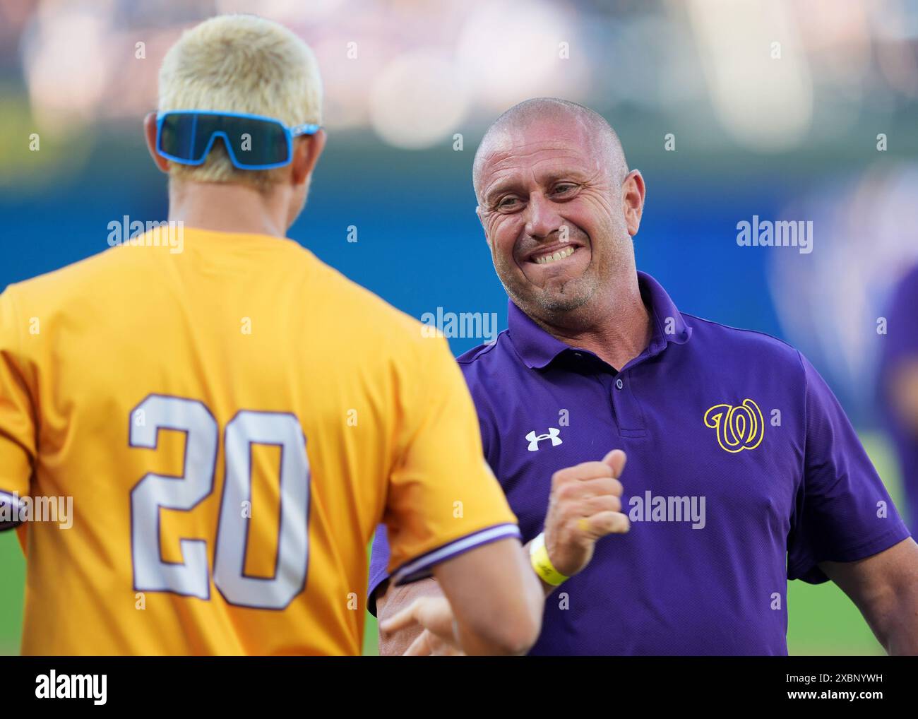 Jun 12, 2024: State Champion Blue Springs HS coach Tim McElligott at ...