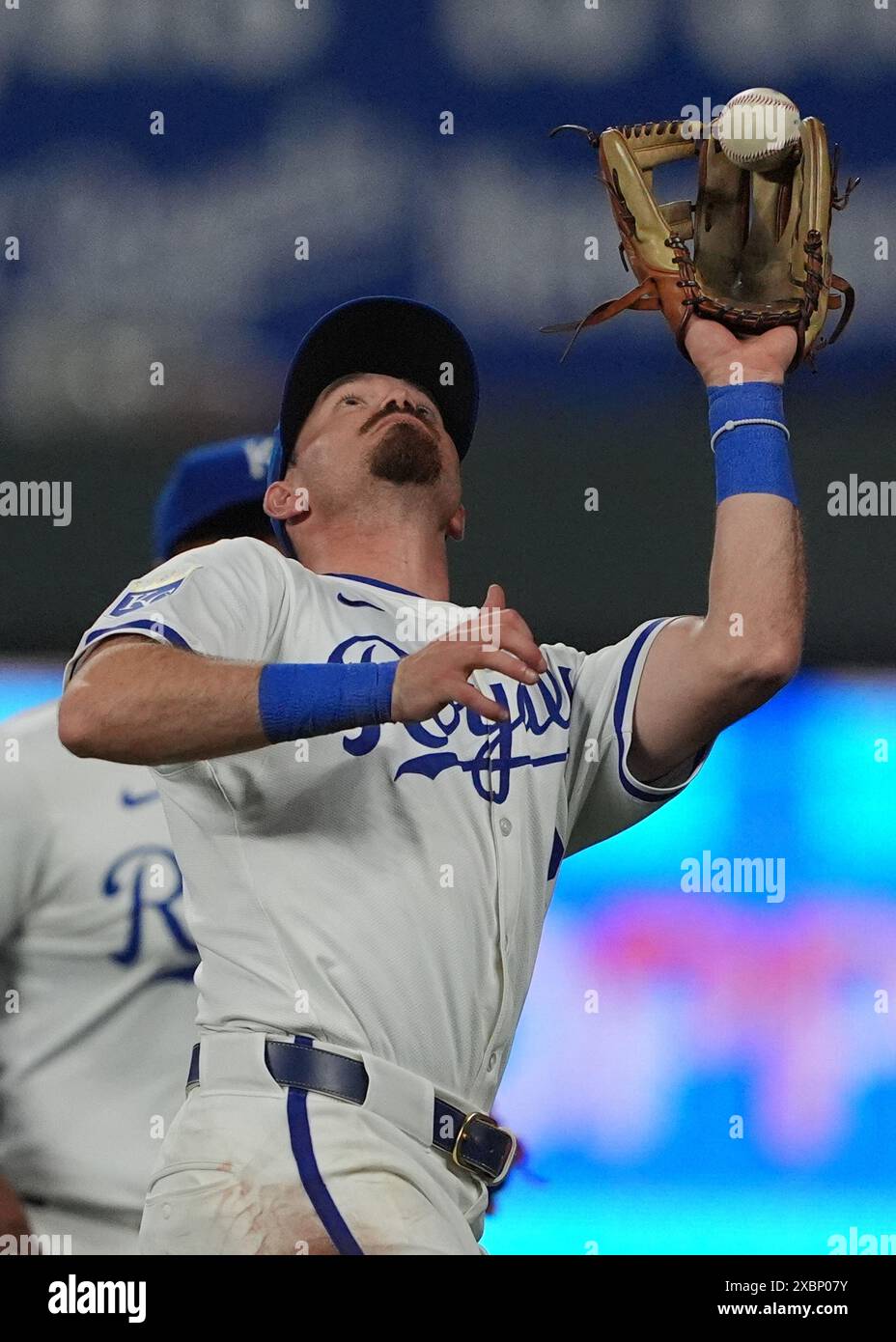 Jun 12, 2024: Kansas City Royals second base Nick Loftin (12) makes a ...