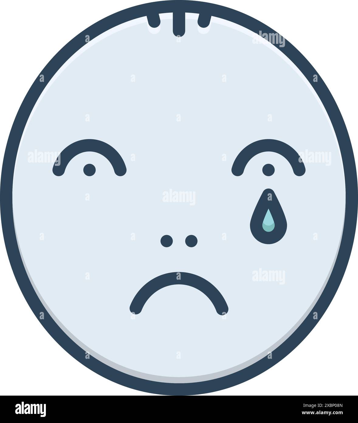 Icon for sad,nostalgic Stock Vector Image & Art - Alamy