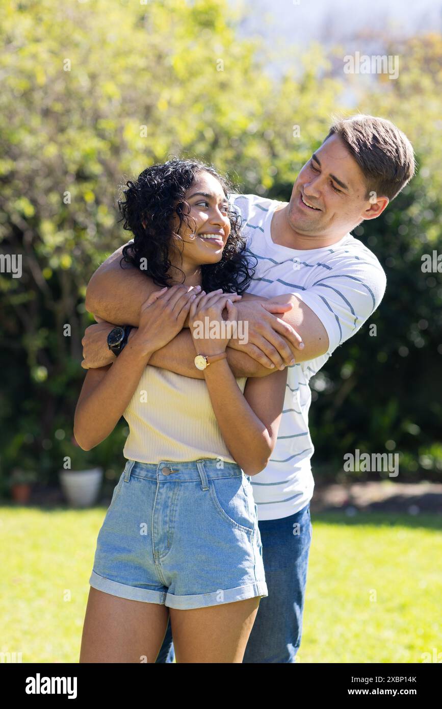 Hug From Behind Pose