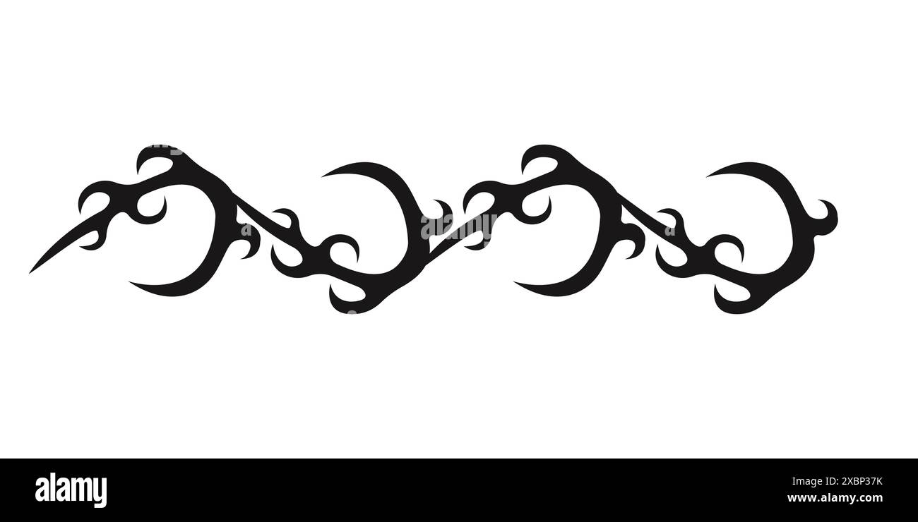 Neo tribal y2k wings flame aesthetic tattoo gothic cover, fire or wings ...