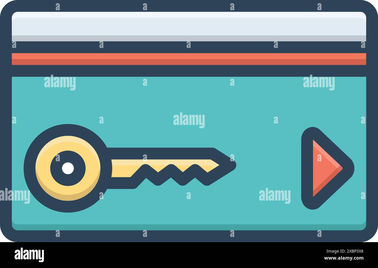 Hotel keycard Stock Vector Images - Alamy