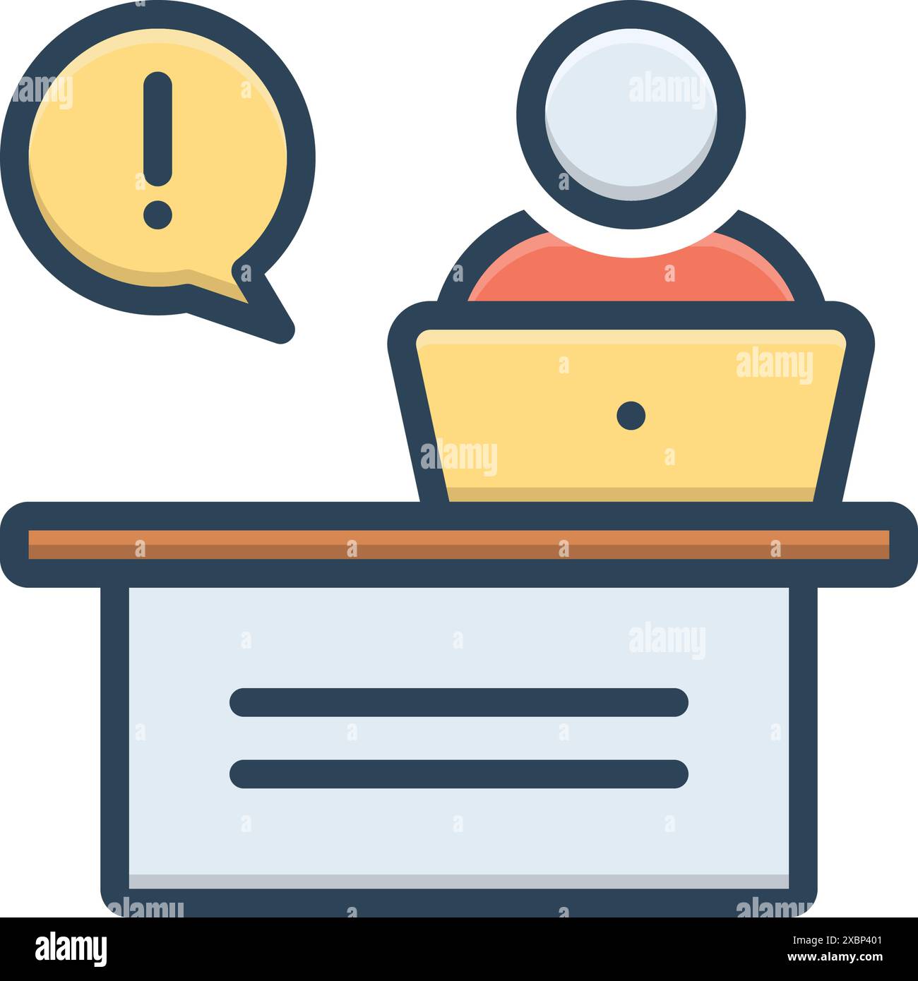 Icon for reception desk,infromation Stock Vector Image & Art - Alamy