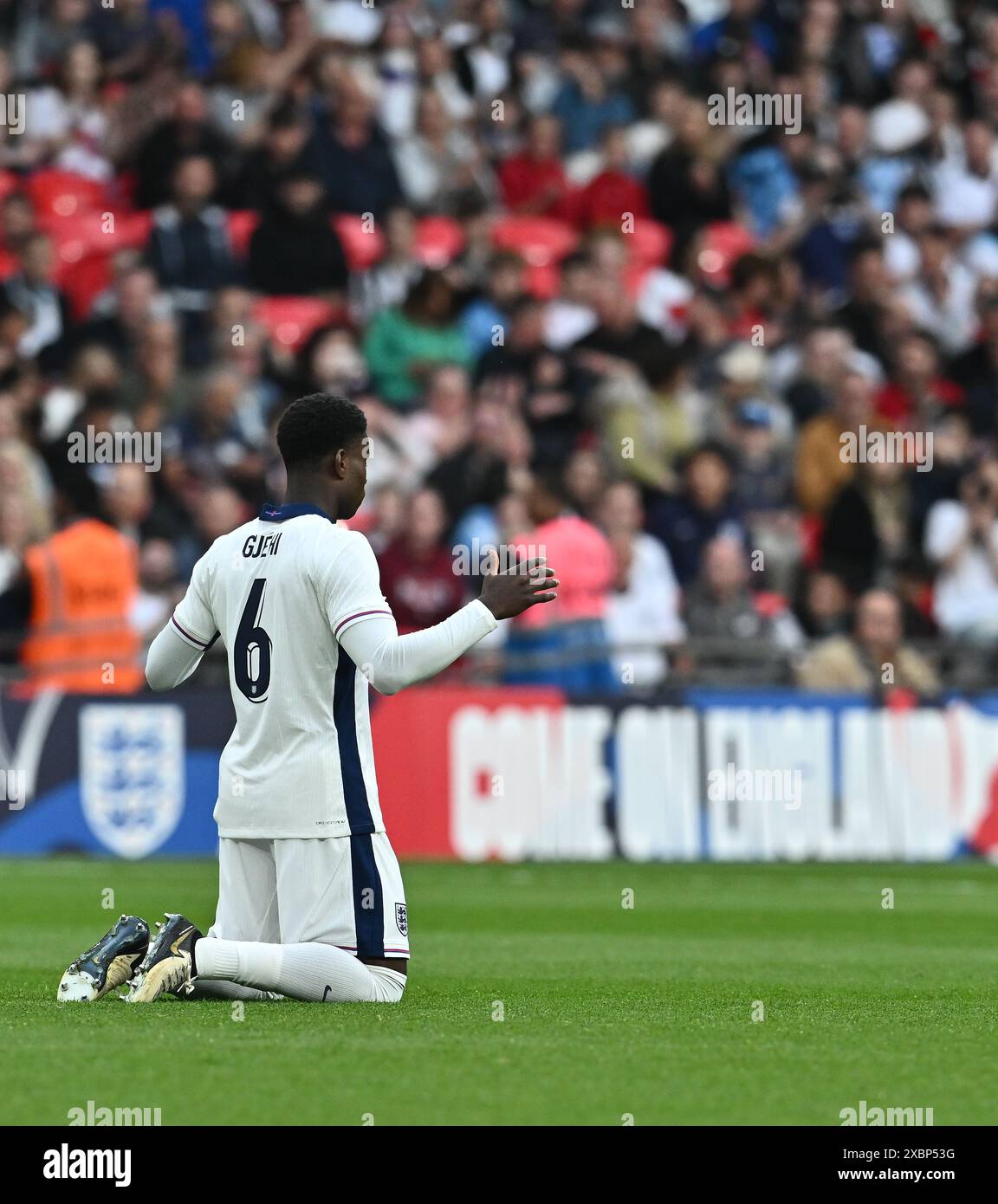 LONDON, ENGLAND - JUNE 7: Marc Guehi of England during the ...