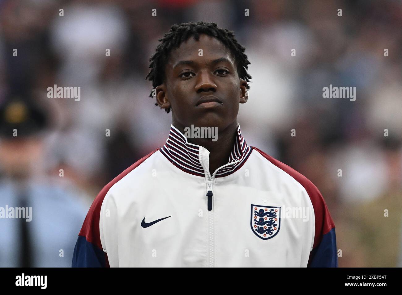 LONDON, ENGLAND - JUNE 7: Kobbie Mainoo of England during the ...