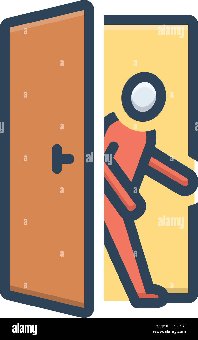 Icon for access,entry Stock Vector Image & Art - Alamy