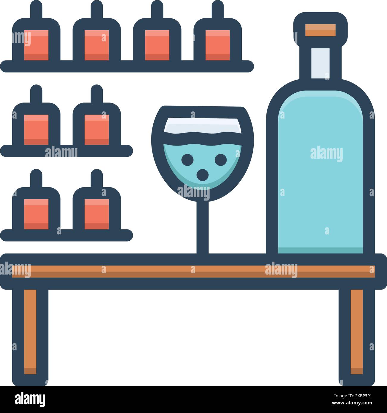 Tavern table Stock Vector Images - Alamy