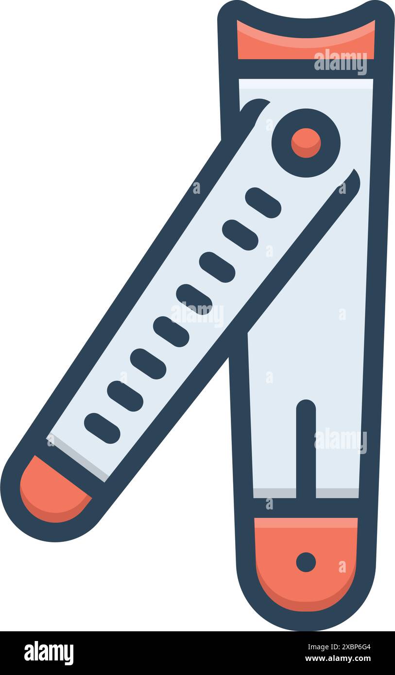 Icon for nail clippers,nail Stock Vector Image & Art - Alamy