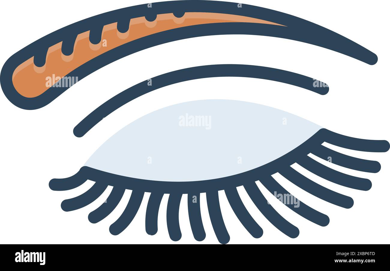 Icon for eye lashes brow,eye Stock Vector Image & Art - Alamy