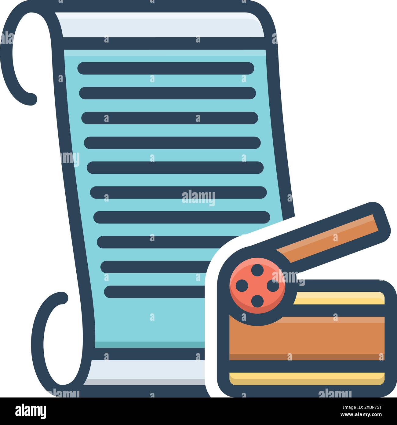Icon for scenario,screenplay Stock Vector Image & Art - Alamy