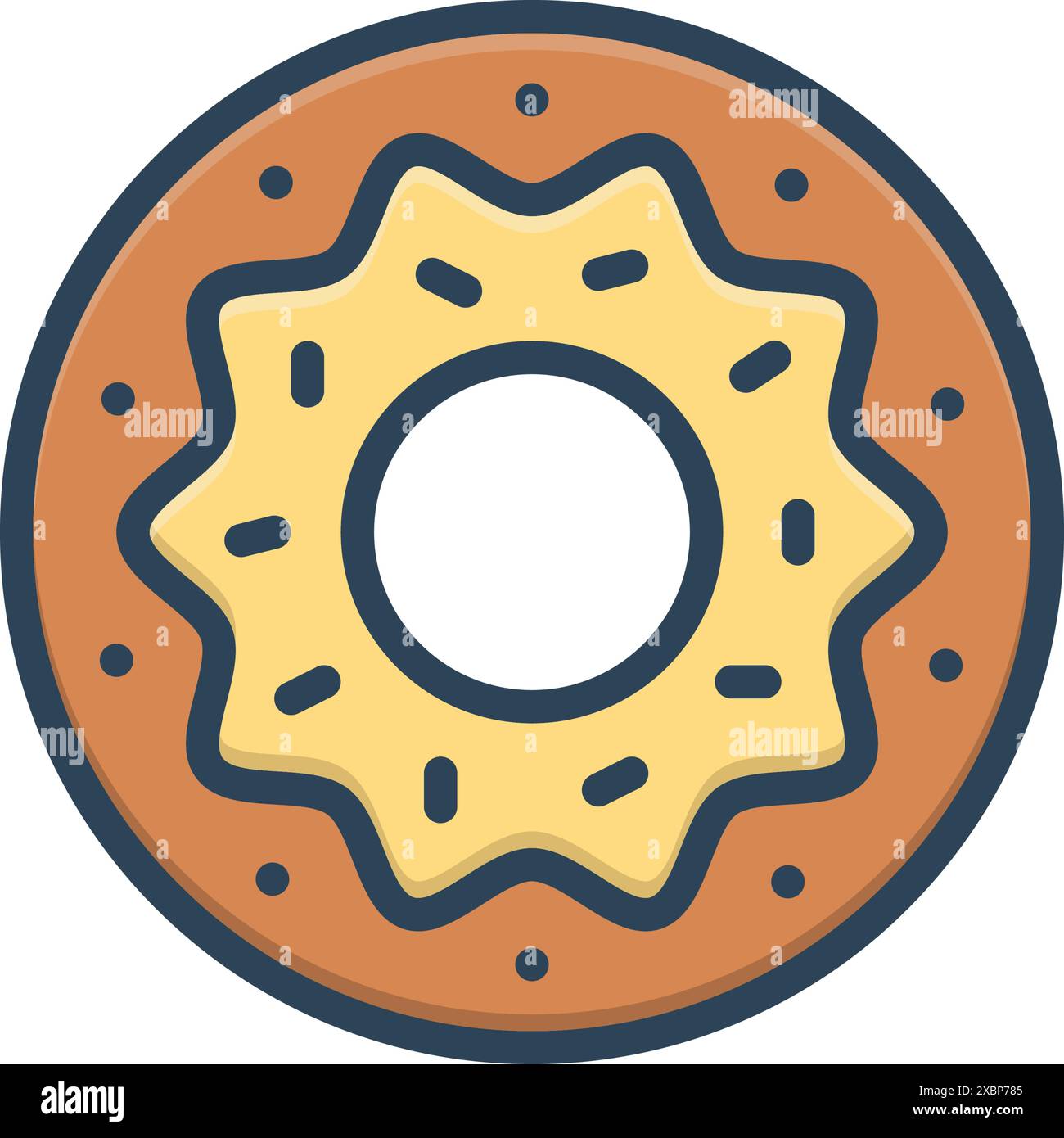 Doughnut shape icon Cut Out Stock Images & Pictures - Alamy