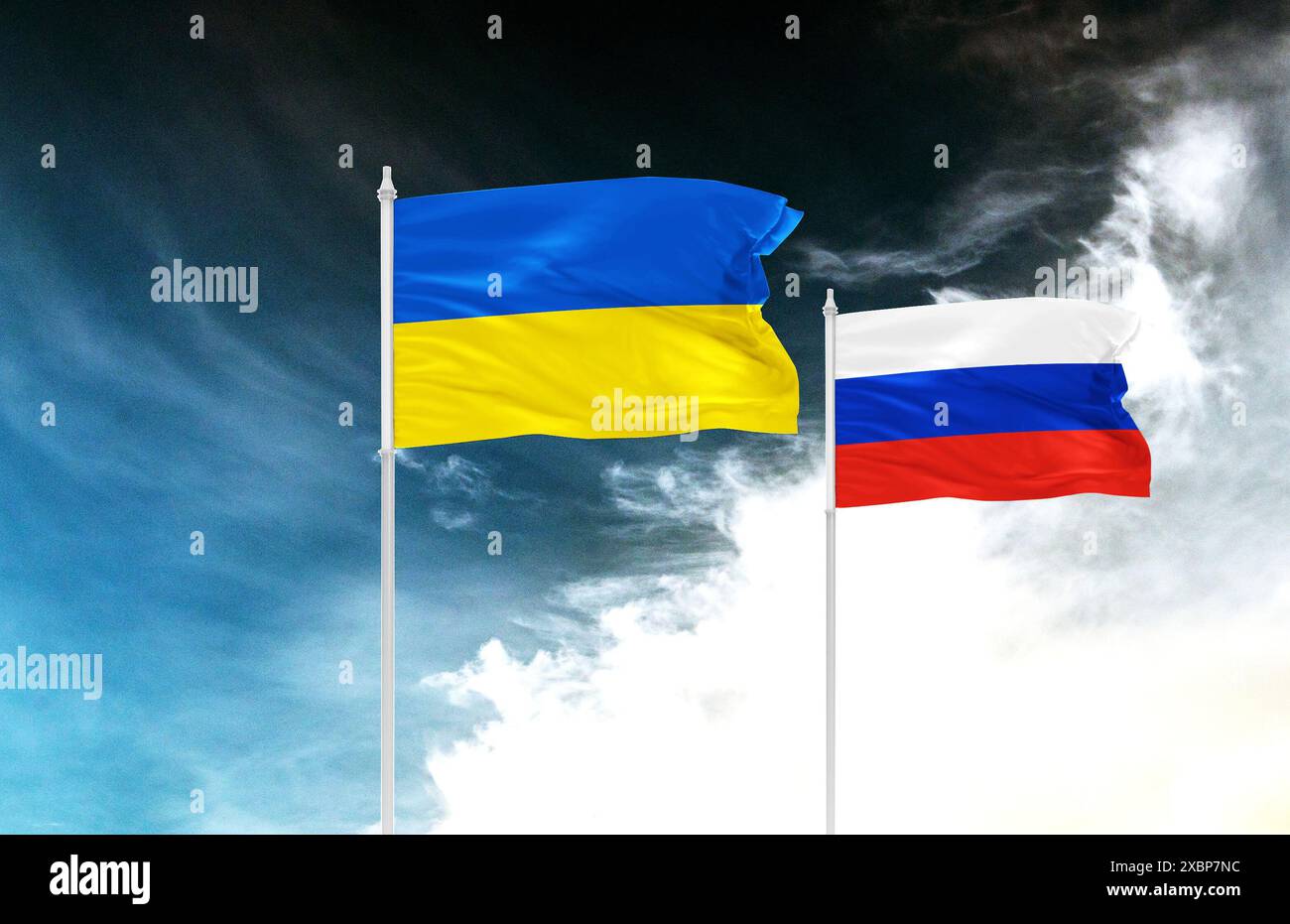 Ukraine flags hi-res stock photography and images - Alamy