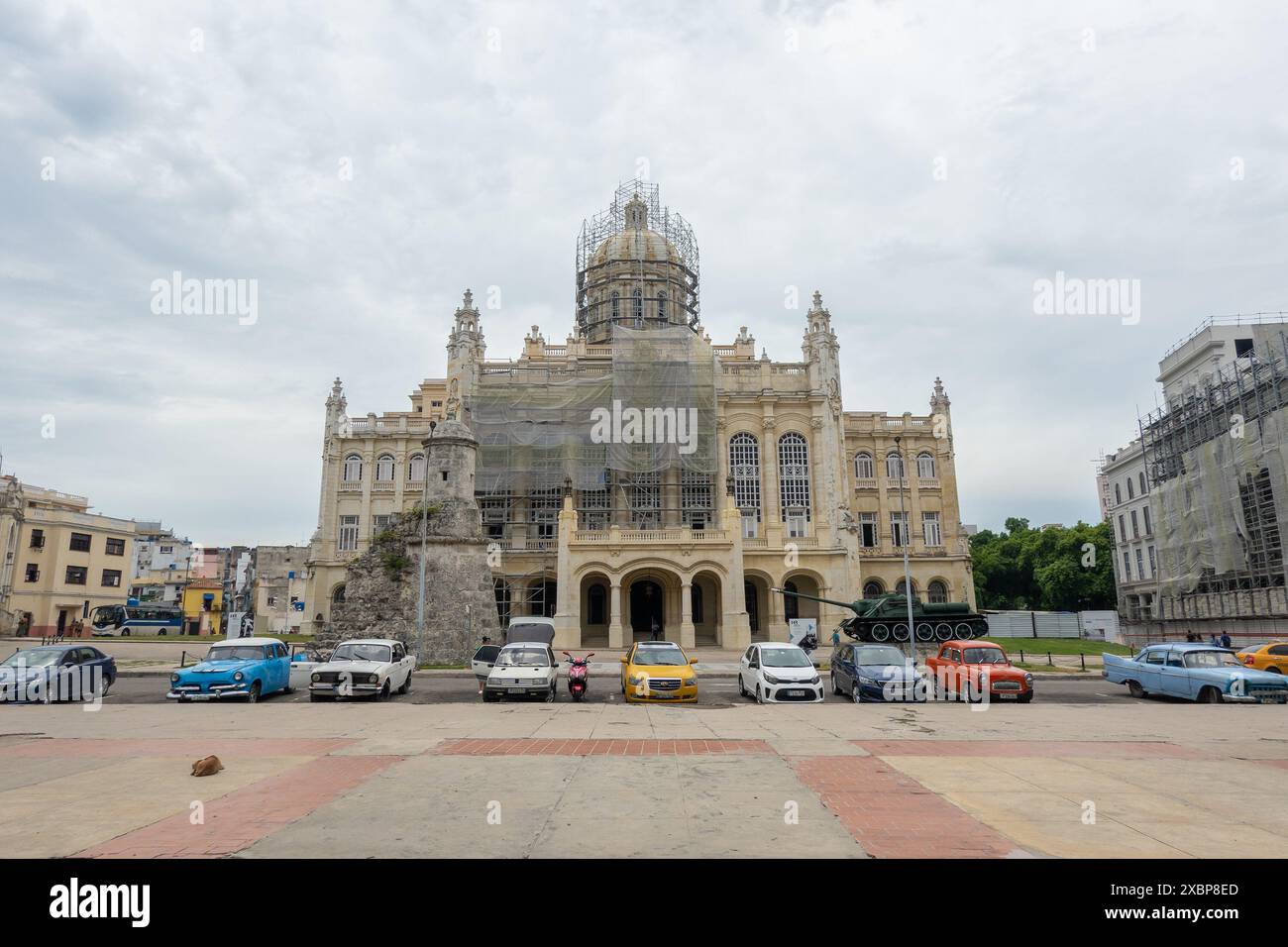 HAVANA, CUBA - AUGUST 28, 2023: Reconstruction of Museo de la ... HAVANA, CUBA - AUGUST 28, 2023: Reconstruction of Museo de la ...